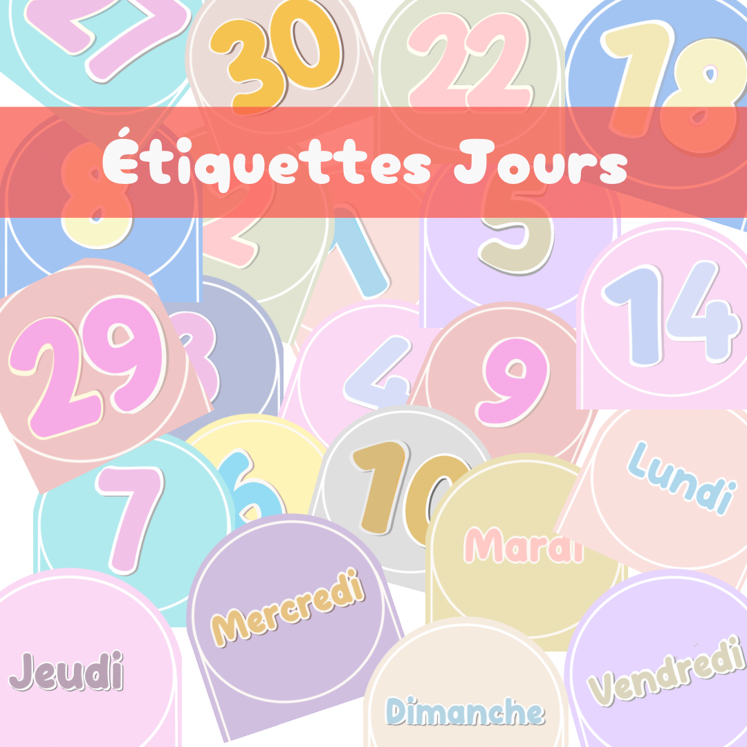 Calendrier mural pour ta classe - Monde Meilleur