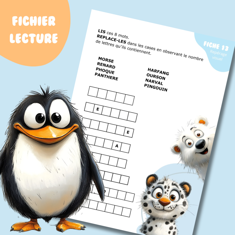 Fichier lecture animaux - Monde Meilleur